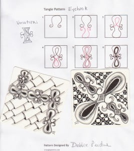 How to draw EYEHOOK « TanglePatterns.com