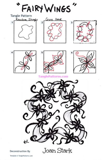 How to draw FAIRYWINGS « TanglePatterns.com