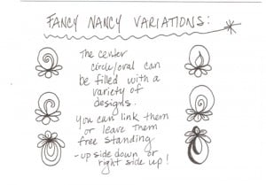 How to draw FANCY NANCY « TanglePatterns.com