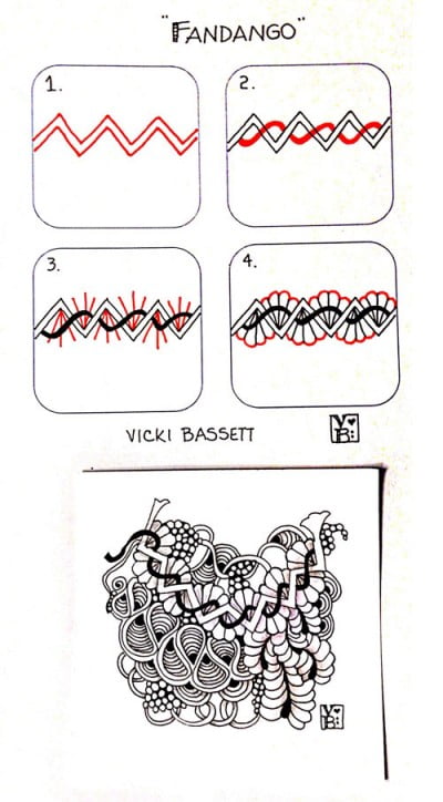 How to draw FANDANGO « TanglePatterns.com