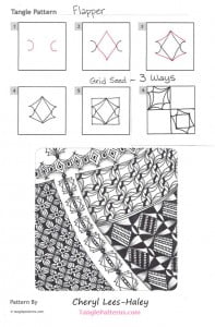 How to draw FLAPPER « TanglePatterns.com