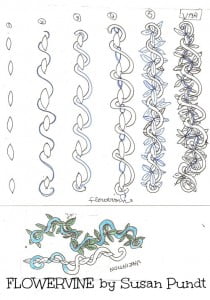 How to draw FLOWERVINE « TanglePatterns.com