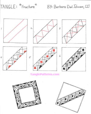 How to draw FRACTURE « TanglePatterns.com