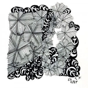 How to draw FROST FLOWER « TanglePatterns.com