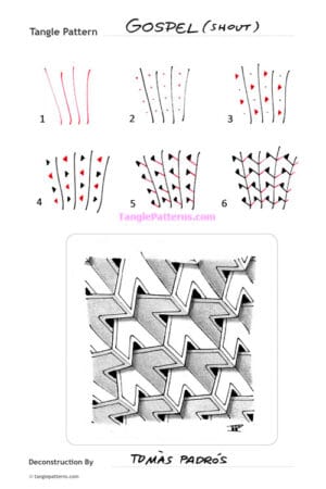 How to draw GOSPEL « TanglePatterns.com