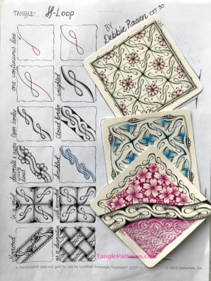 How to draw H-LOOP « TanglePatterns.com