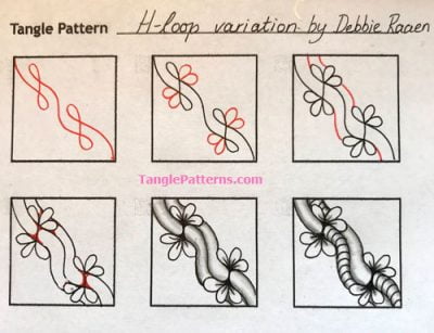 How to draw H-LOOP « TanglePatterns.com