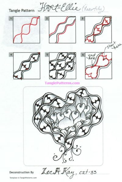 How to draw HART-ELLIE « TanglePatterns.com