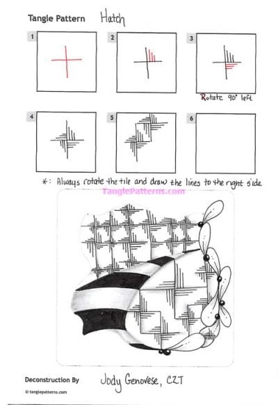 How to draw HATCH « TanglePatterns.com