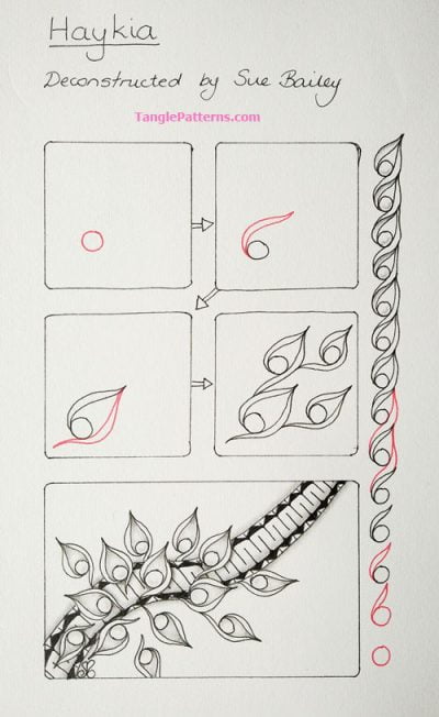How to draw HAYKIA « TanglePatterns.com