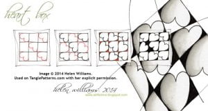 How to draw HEART BOX « TanglePatterns.com