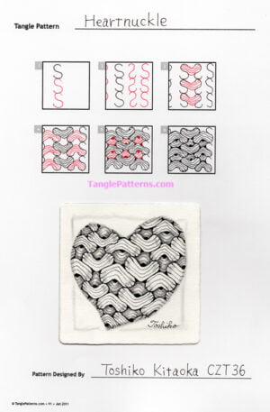 How to draw HEARTNUCKLE « TanglePatterns.com
