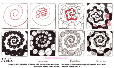 How to draw HELIX « TanglePatterns.com