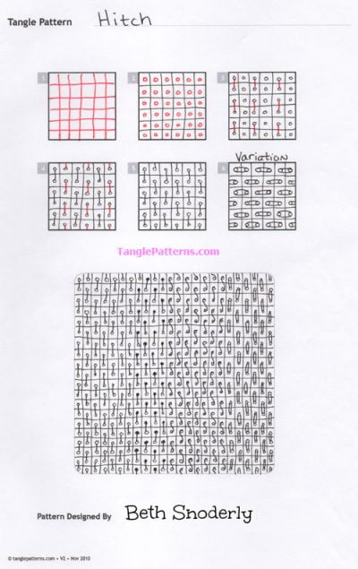 How to draw HITCH « TanglePatterns.com