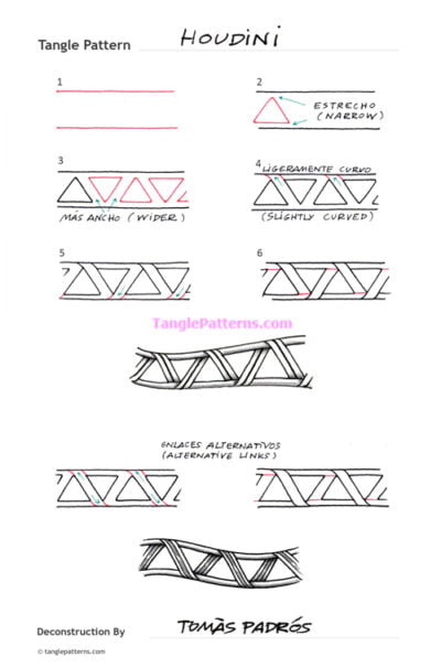 How to draw HOUDINI « TanglePatterns.com