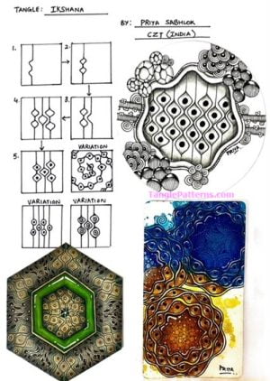 How to draw IKSHANA « TanglePatterns.com
