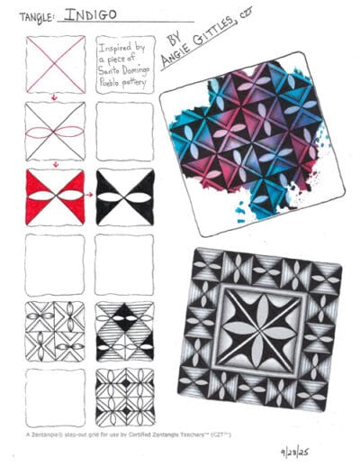 How to draw INDIGO « TanglePatterns.com