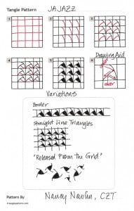 How to draw JAJAZZ « TanglePatterns.com