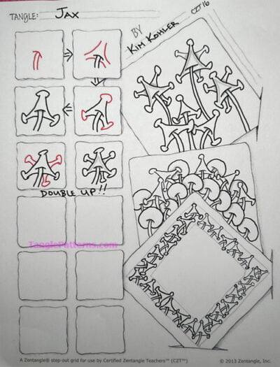 How to draw JAX « TanglePatterns.com