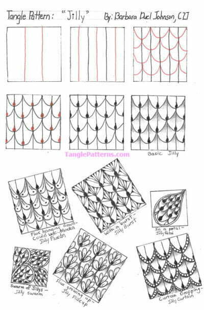 How to draw JILLY « TanglePatterns.com