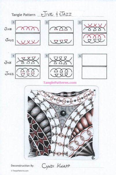 How to draw JIVE & JAZZ « TanglePatterns.com