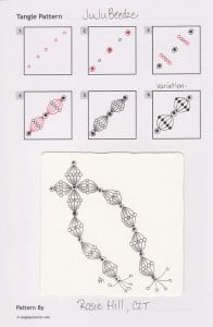 How to draw JUJUBEEDZE « TanglePatterns.com