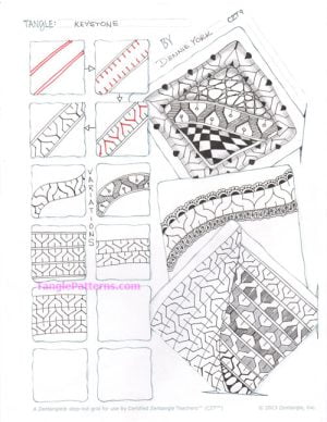 How to draw KEYSTONE « TanglePatterns.com