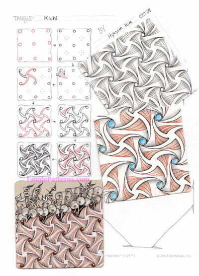 How to draw KICHI « TanglePatterns.com