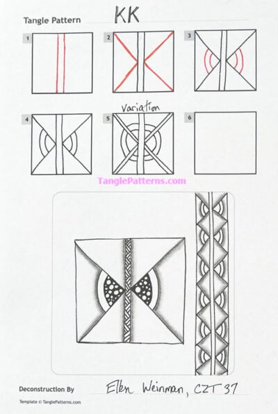 How to draw KK « TanglePatterns.com
