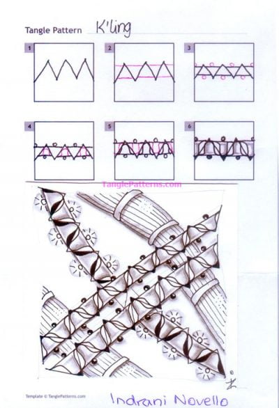 How to draw K’LING « TanglePatterns.com