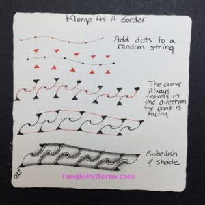 How to draw KLOMP « TanglePatterns.com