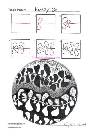 How to draw KRAZY 8’S « TanglePatterns.com