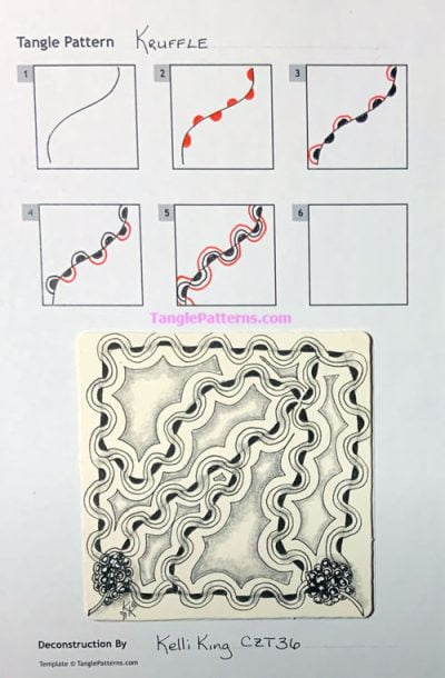 How to draw KRUFFLE « TanglePatterns.com
