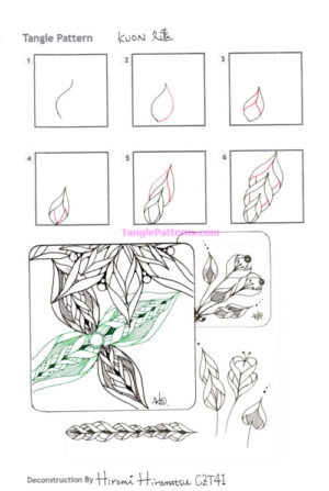 How to draw KUON « TanglePatterns.com