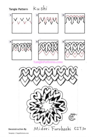 How to draw KUSHI « TanglePatterns.com