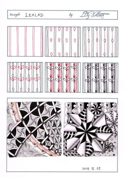 How to draw LEALAD « TanglePatterns.com