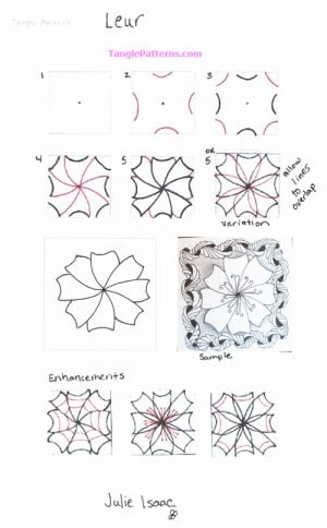How to draw LEUR « TanglePatterns.com