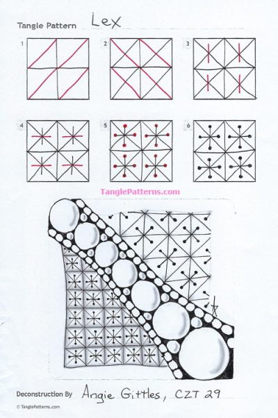 How to draw LEX « TanglePatterns.com
