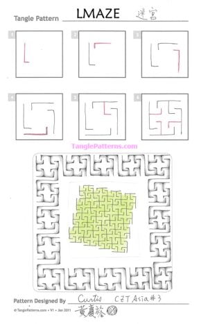 How to draw LMAZE « TanglePatterns.com