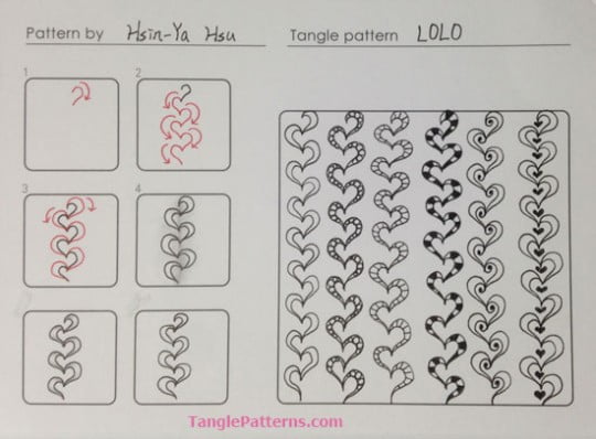 How to draw LOLO « TanglePatterns.com