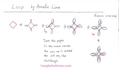 How to draw LOOP « TanglePatterns.com