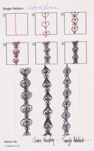 How to draw LOVE LINE « TanglePatterns.com