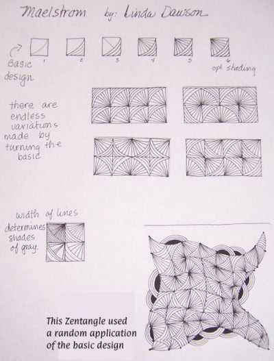 How to draw MAELSTROM « TanglePatterns.com