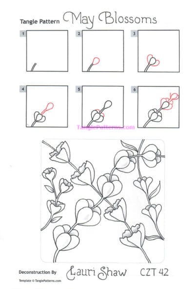 How to draw MAY BLOSSOMS « TanglePatterns.com