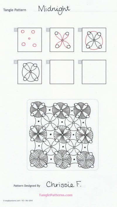 How to draw MIDNIGHT « TanglePatterns.com