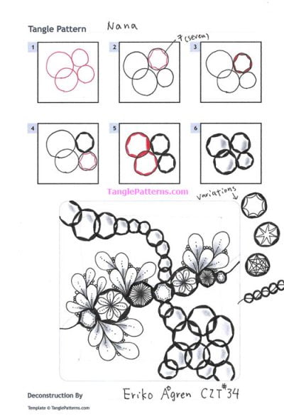 How to draw NANA « TanglePatterns.com
