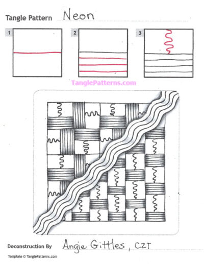 How to draw NEON « TanglePatterns.com