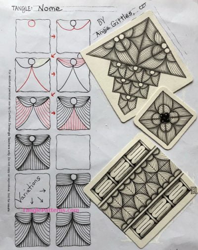 How to draw NOME « TanglePatterns.com