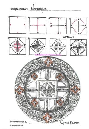 How to draw NORDIQUE « TanglePatterns.com