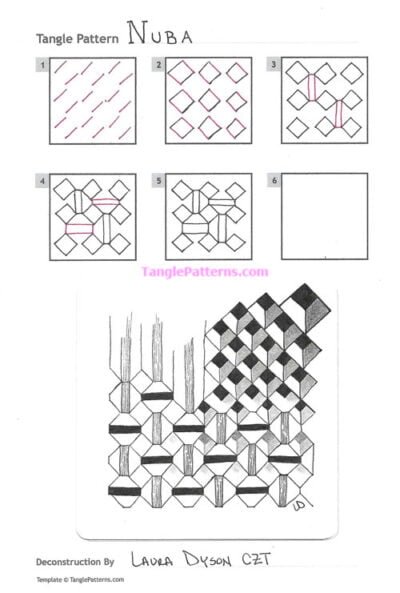 How to draw NUBA « TanglePatterns.com